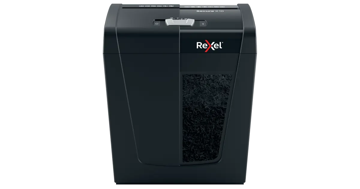 Rexel Secure X10 Cross Cut Paper Shredder P4 | REXEL