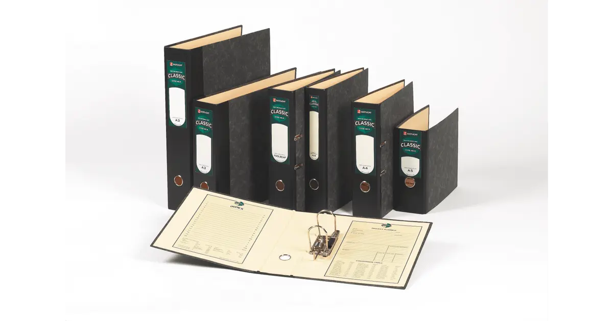 Rexel Classic A4 Paper on Board Lever Arch File | REXEL