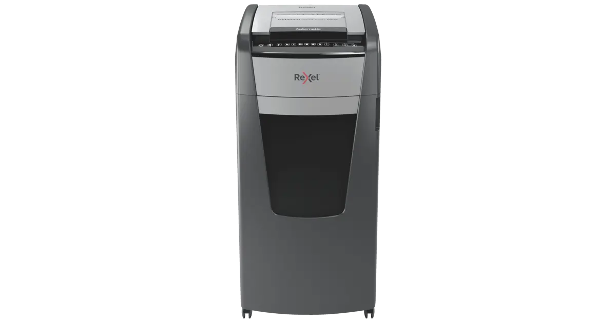 Rexel Optimum AutoFeed+ 600X Automatic Cross Cut Paper Shredder | REXEL