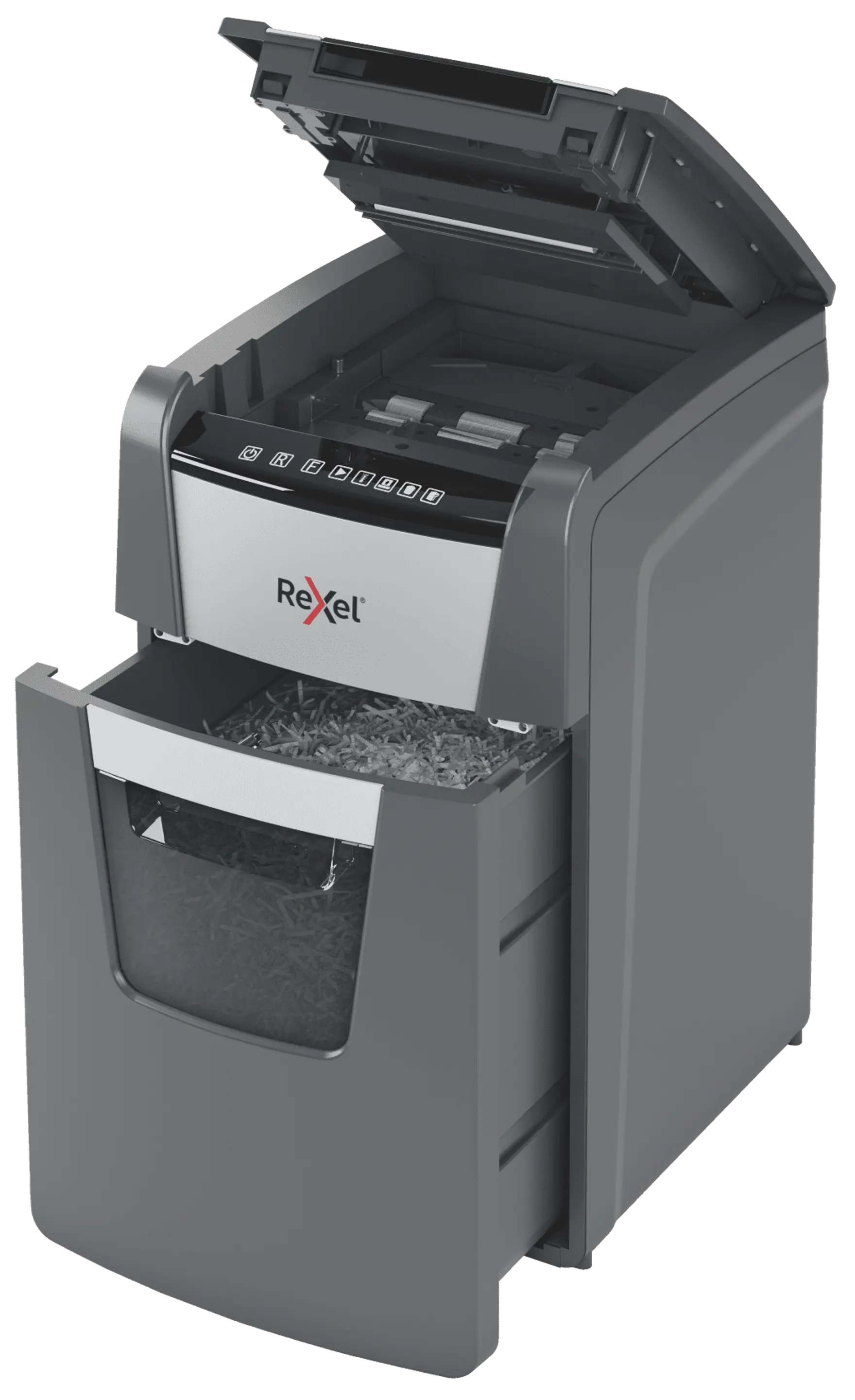 Rexel Optimum AutoFeed 150X Automatic Cross Cut Paper Shredder REXEL rexel-optimum-autofeed-150x-automatic-cross-cut-paper-shredder-rexel