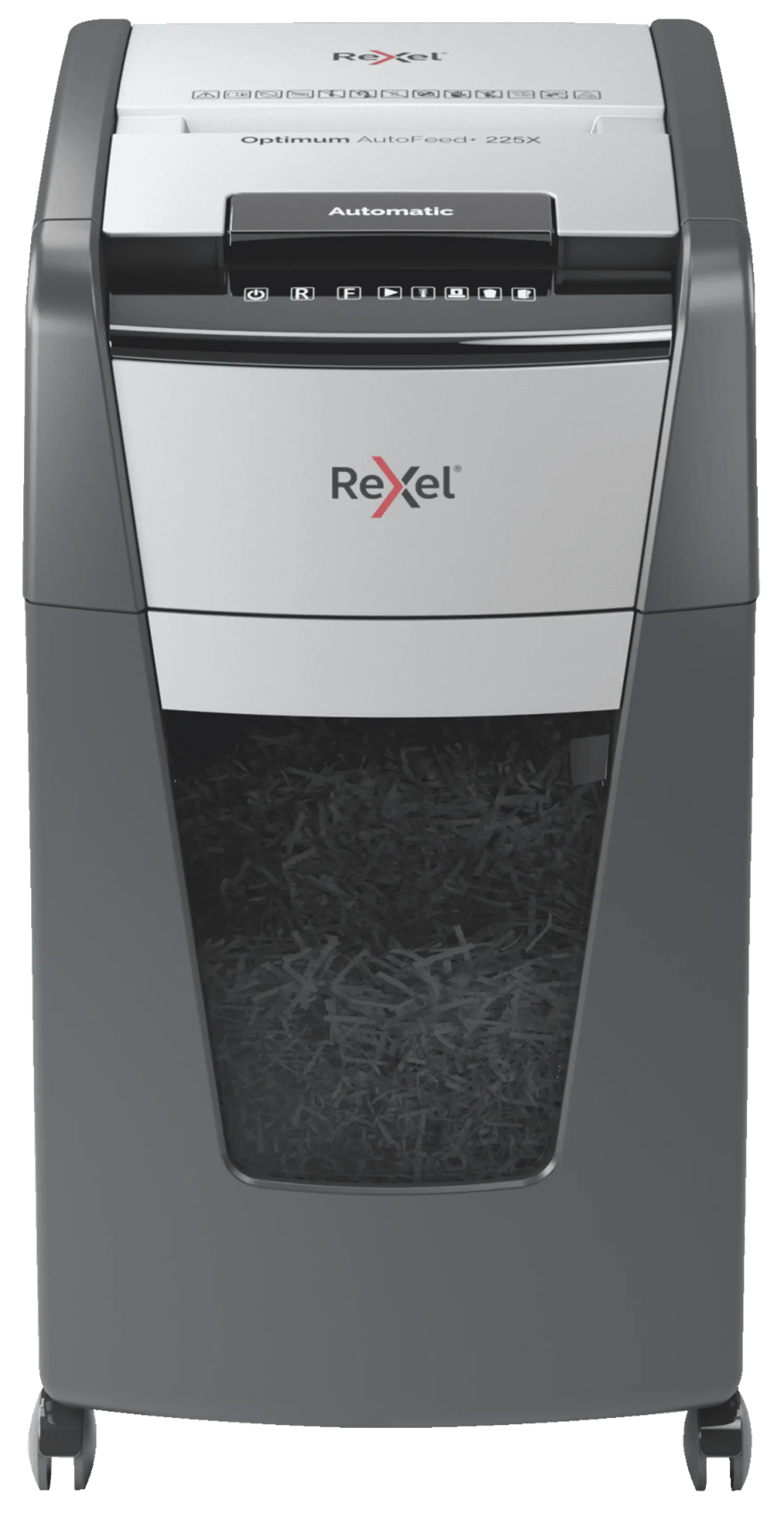 Rexel Optimum AutoFeed+ 225X Automatic Cross Cut Paper Shredder P4 | REXEL