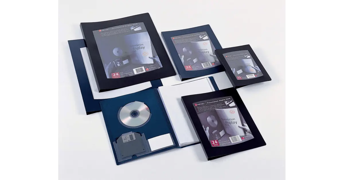 Clearview A4 Display Book 24-Pocket | REXEL