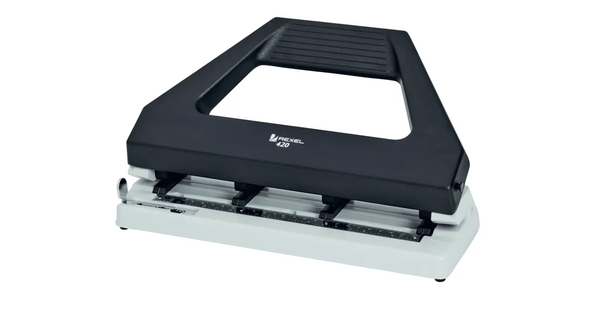 Rexel V430 Adjustable 4 Hole 30 Sheet Metal Punch | REXEL