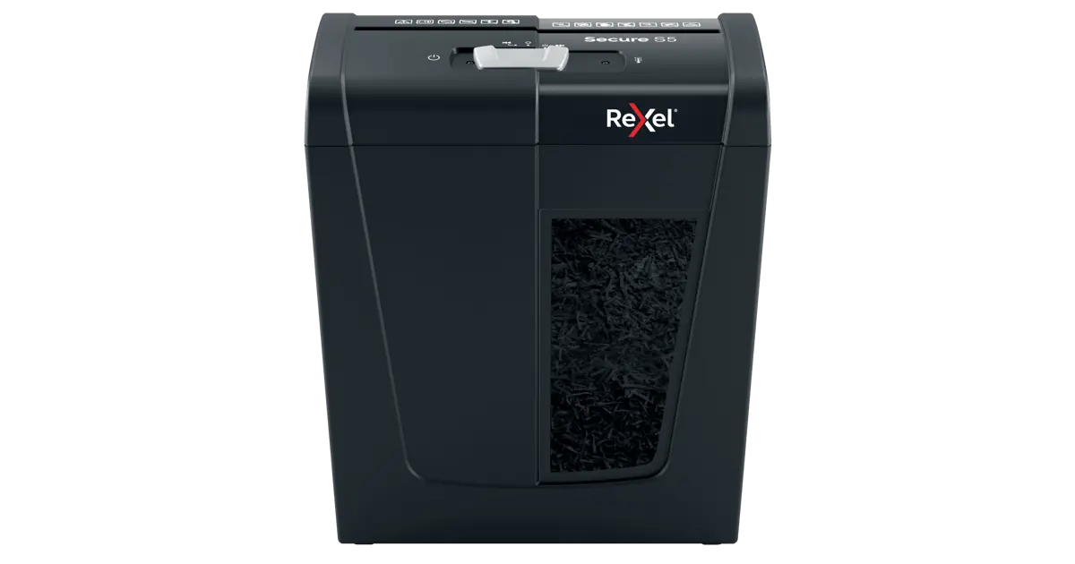 Rexel Secure S5 Strip Cut Paper Shredder P2 | REXEL